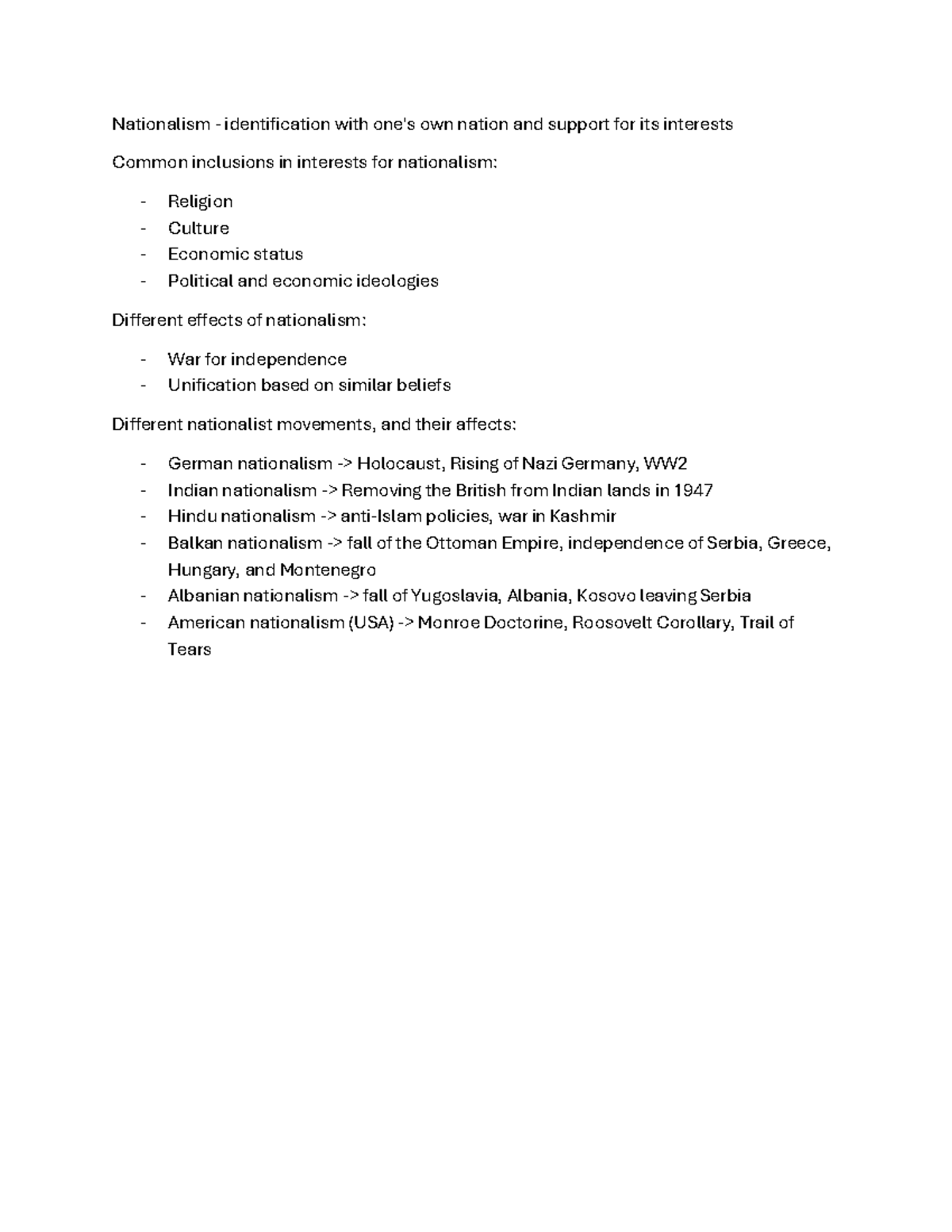 History - Nationalism - Lesson 1 - Nationalism - identification with ...