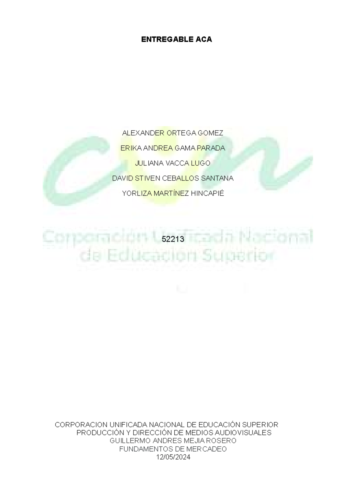 Fundamentos DE Mercadeo ACA .docx (1) compressed - ENTREGABLE ACA ...