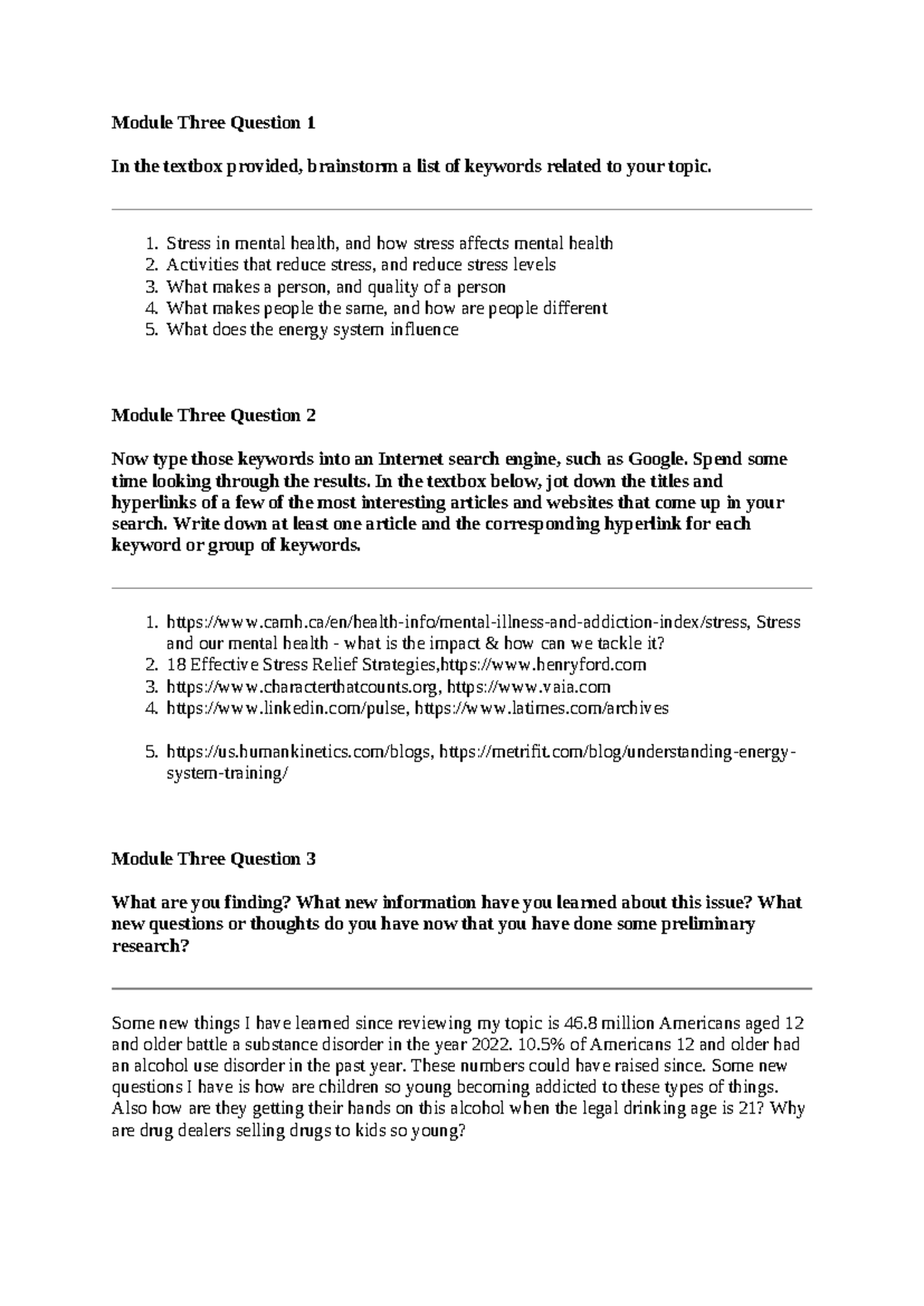 Hayleigh Cole SCS 200 Applied Social Sciences 6 - Module Three Question ...
