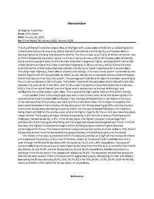 CJ 346 Module Three Assignment - Running head: Crime-Prevention ...