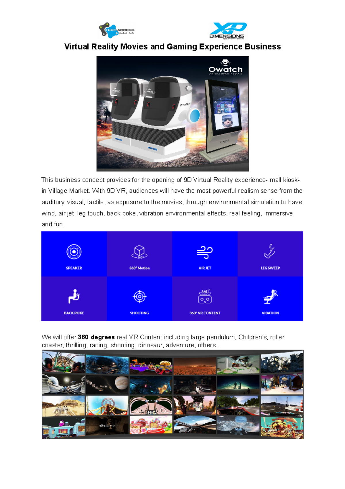 VR Business Concept - Virtual Reality Movies and Gaming Experience ...