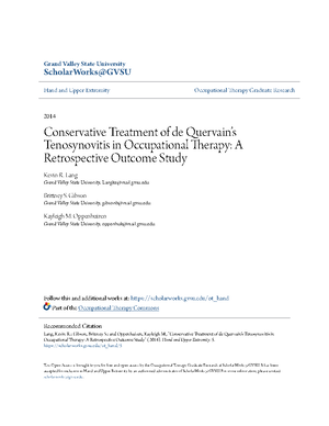 Routine Task Inventory-Extended - BS Occupational Therapy - SWU - Studocu