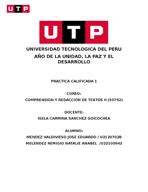 TA2 Psicologia del Desarrollo II - “AÑO DE LA UNIDAD, LA PAZ Y EL DESARROLLO” PSICOLOGÍA DEL ...
