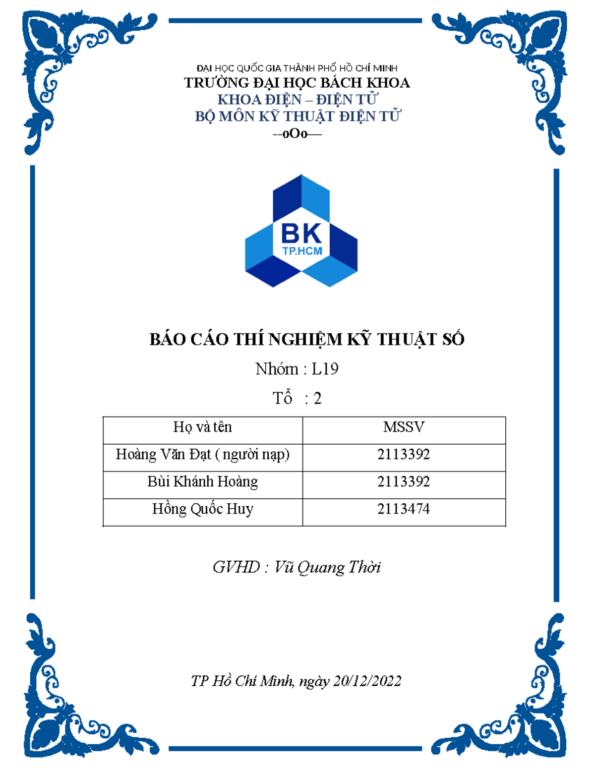 Hoang VAN DAT - chịu - ĐẠI HỌC QUỐC GIA THÀNH PHỐ HỒ CHÍ MINH TRƯỜNG ...