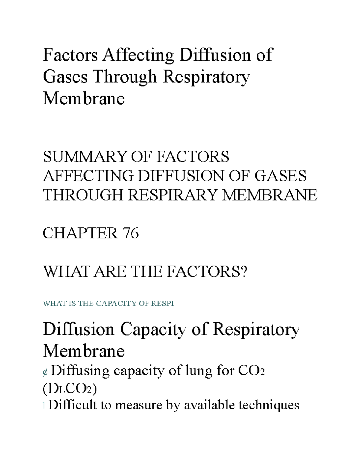 Factors Affecting Diffusion - 04 - Factors Affecting Diffusion of Gases ...