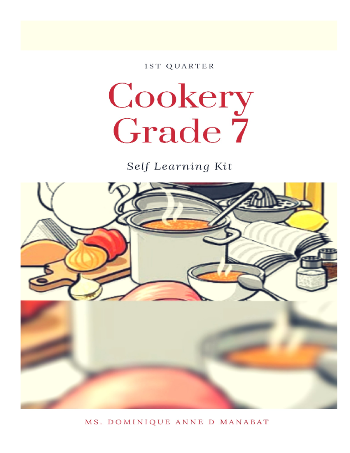 Cookery SLK Grade 7 - SLK - Republic Central Colleges High School ...