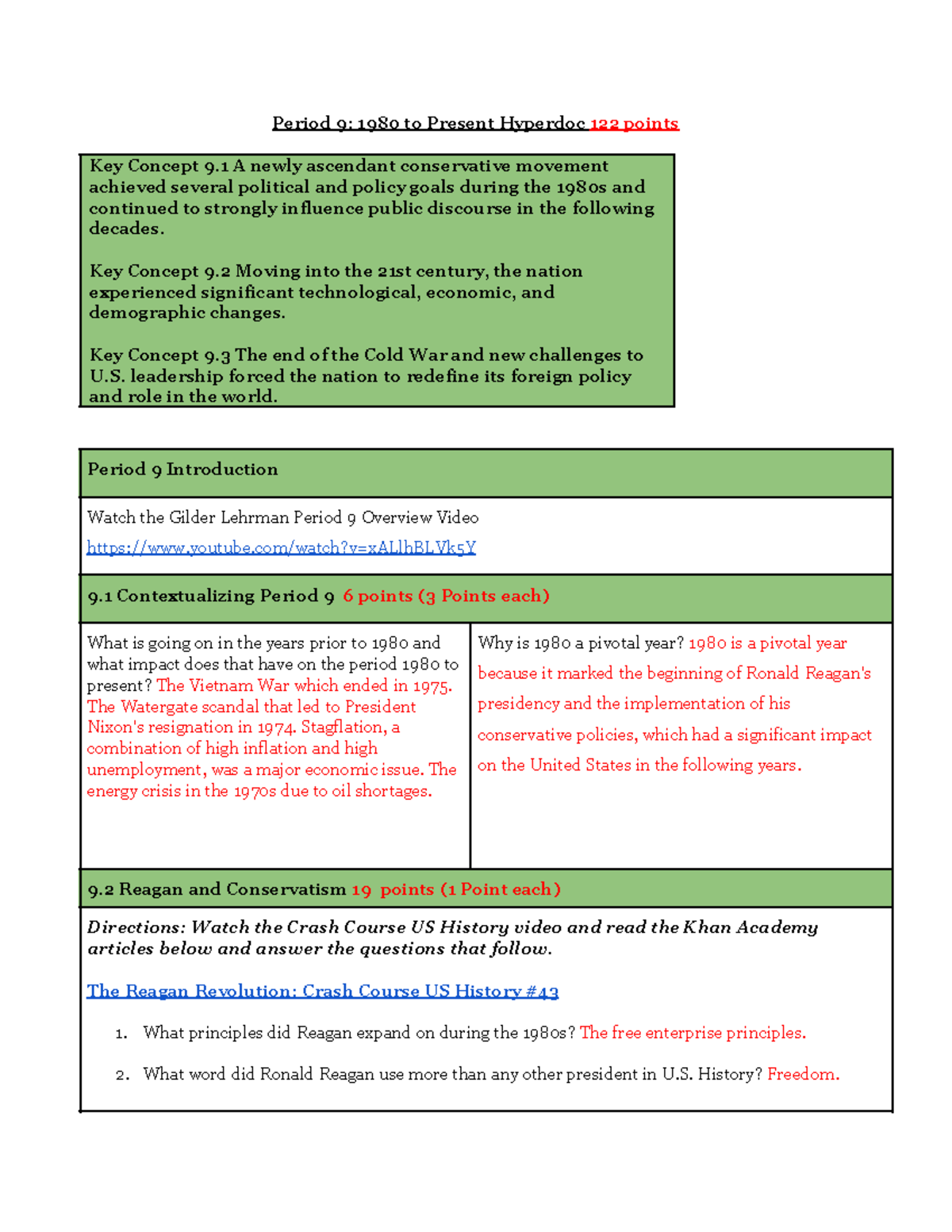 Period 9 Hyperdoc - asdfasf - Period 9: 1980 to Present Hyperdoc 122 ...