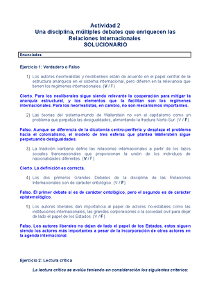 Teoria 3 - PEC_3 de teoría de las relaciones internacionales - 20 ...