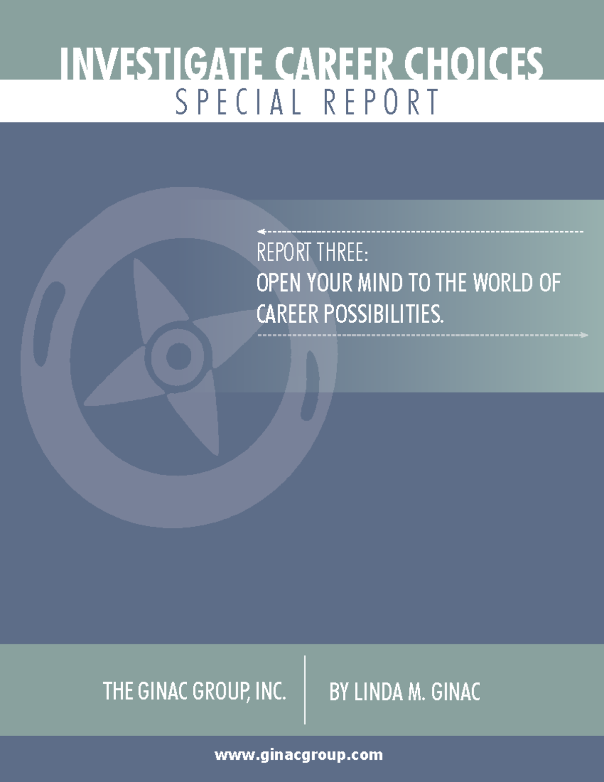 Special Report 3 Investigate Career 2 - BY LINDA M. GINAC ginacgroup ...
