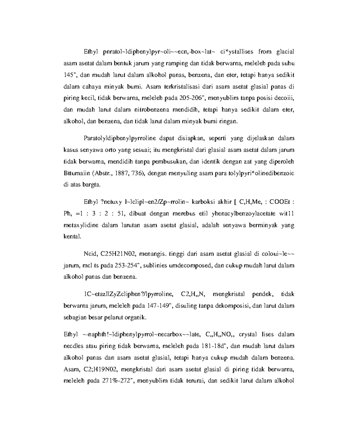 Senegin, dari Polygala senega - Ethyl pnratol~ldiphenylpyr~oli~~ecn ...
