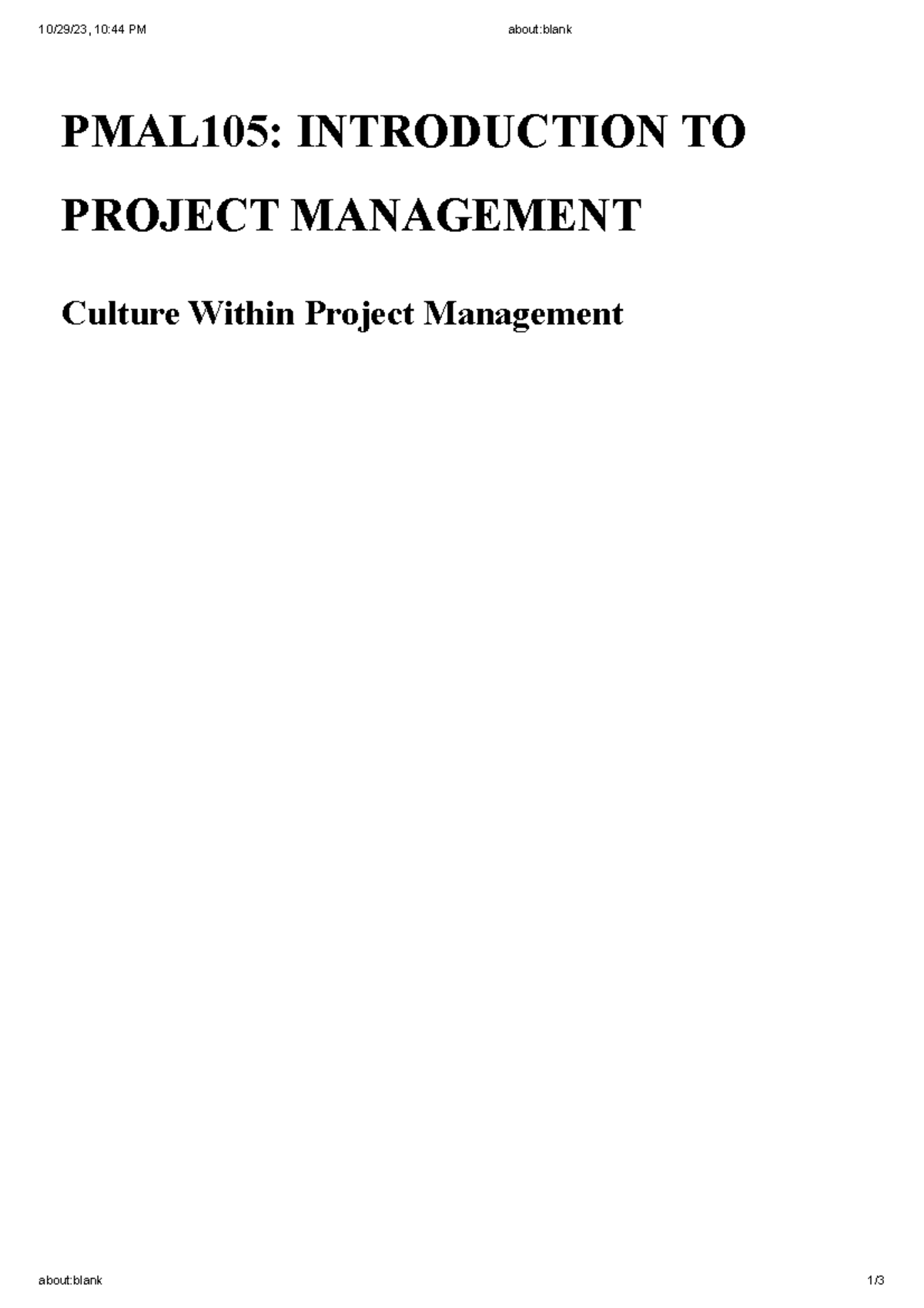 PMAL 105-UNIT-7 - PMAL 105 Unit 7 Assignment - 10/29/23, 10:44 PM about:blank about:blank 1 ...