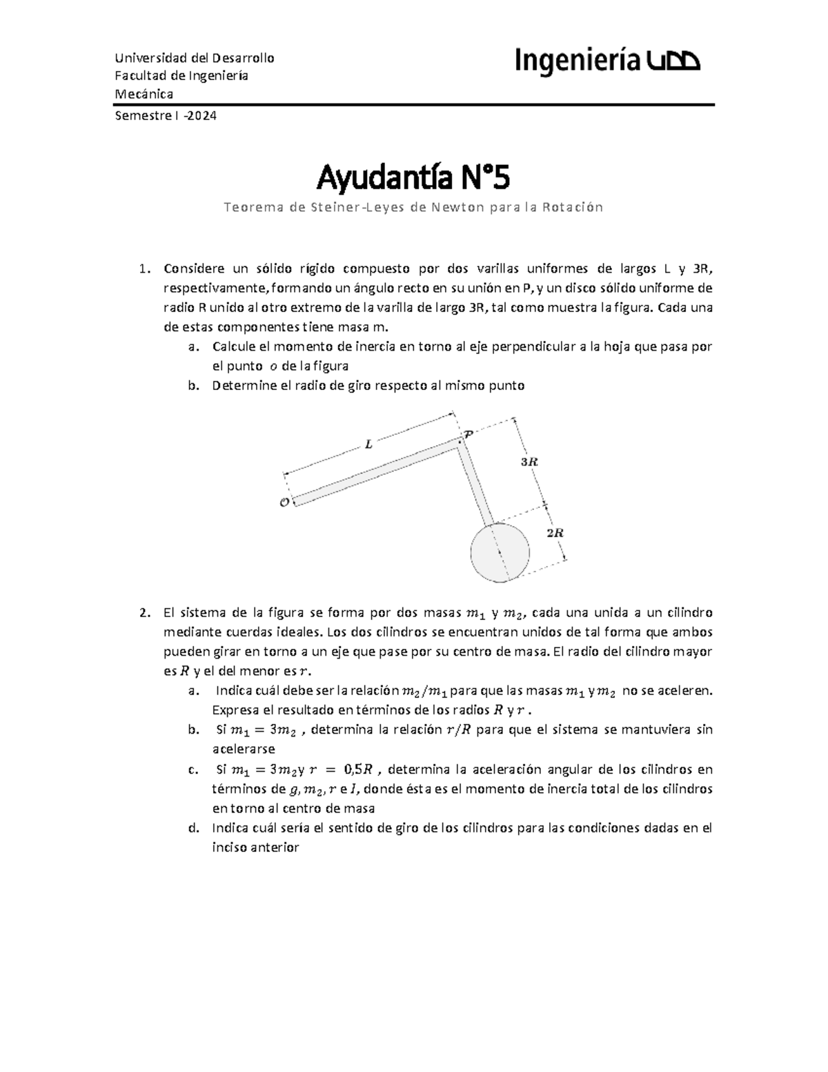 AY mecanica 5 - xxxx - Universidad del Desarrollo Facultad de ...