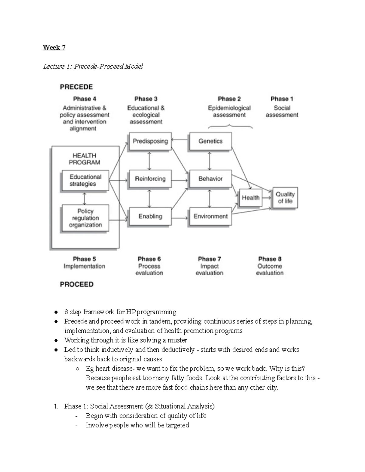 Week 7 - All course material from this week. - Week 7 Lecture 1 ...