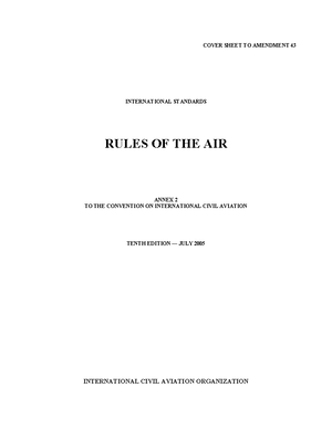An02 cons - annex 2 cons - Rules of the Air Annex 2 to the Convention ...