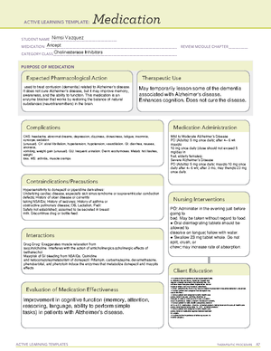 Azithromycin - pharm - ACTIVE LEARNING TEMPLATES TherapeuTic procedure ...