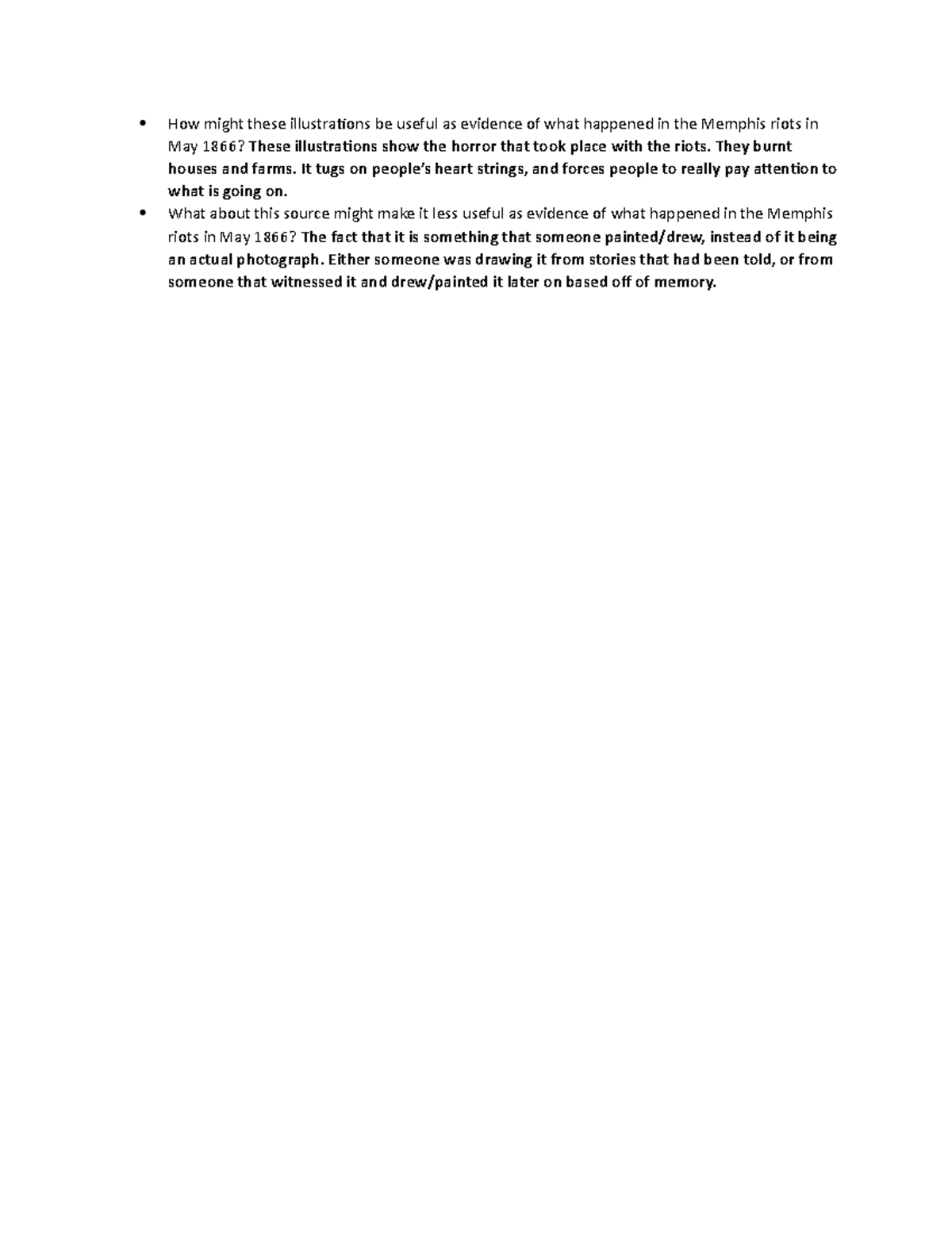 History - How might these illustrations be useful as evidence of what ...