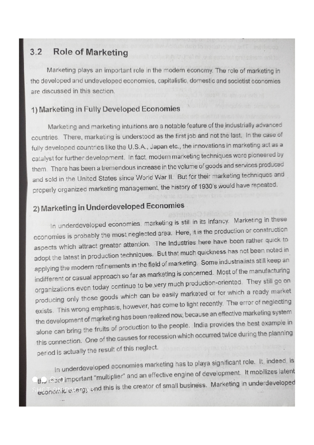 Role of marketing : It's an essay which reveals about different roles ...