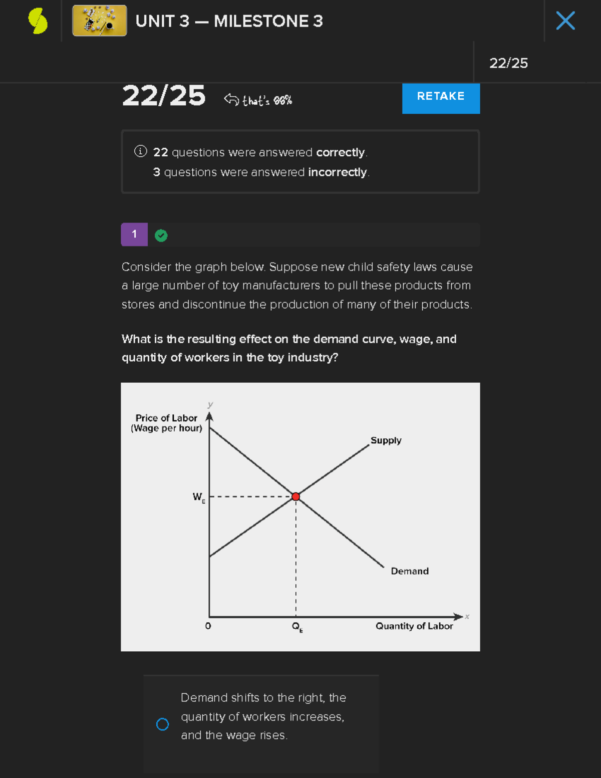 Micro mile 3 fixed - no info - 1 22 / 25 that's 88% RETAKE 22 questions ...