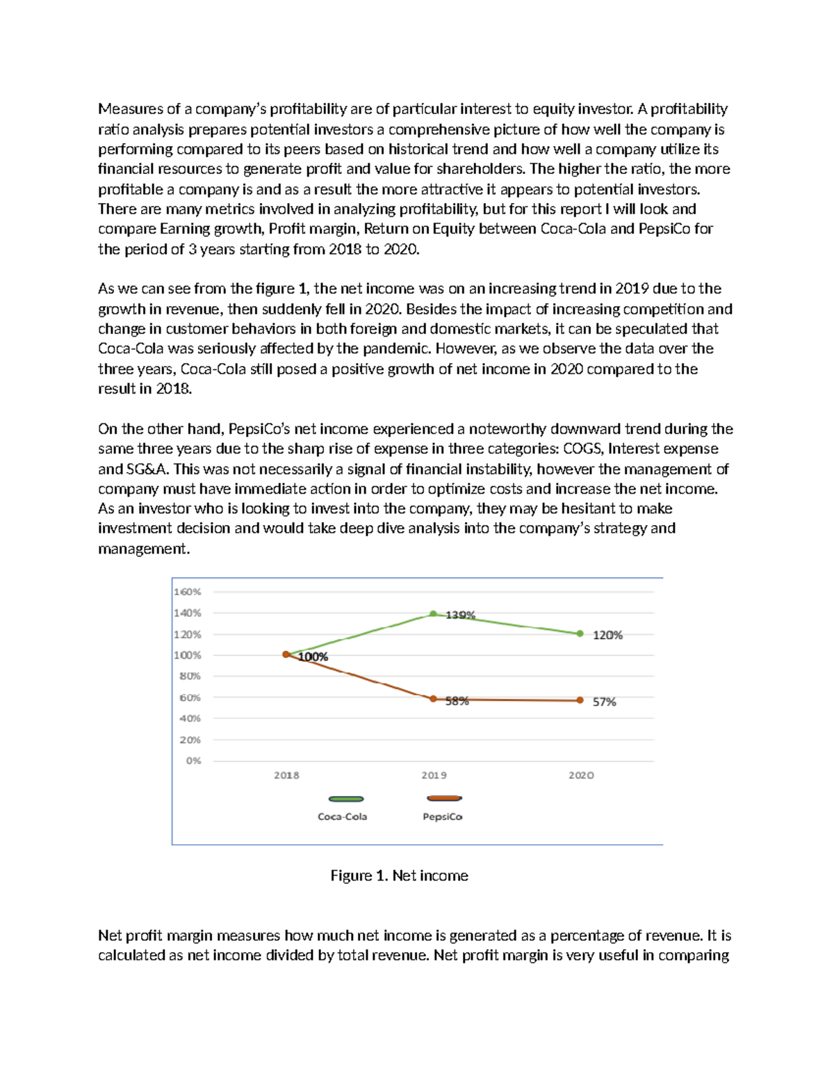 MBA 641 Financial Accounting Project Profitability analysis 1 ...