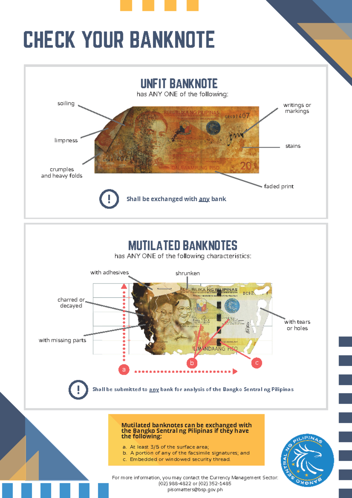 Checkyourbanknoteenglish - CHECK YOUR BANKNOTE with tears or holes with ...