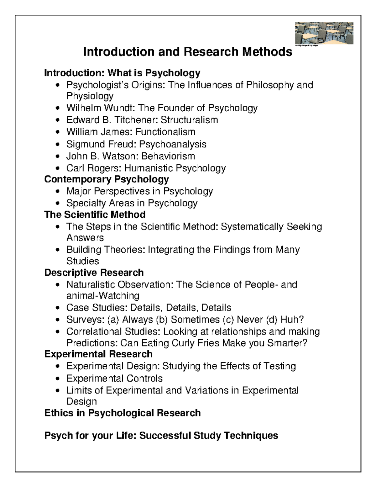 Ch1 Outline_Psychological Science 2015 Michael Gazzaniga et al ...