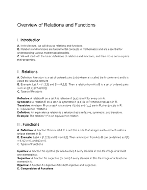 Foundations of Mathematical Reasoning (MAT-0092) Lecture 34 - Overview of Applied Mathematics ...