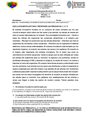 Cuadernillo-Ciencias Naturales-10-1 - 2022 Tiempo de aplicación: 1 hora 20 N.° de preguntas ...