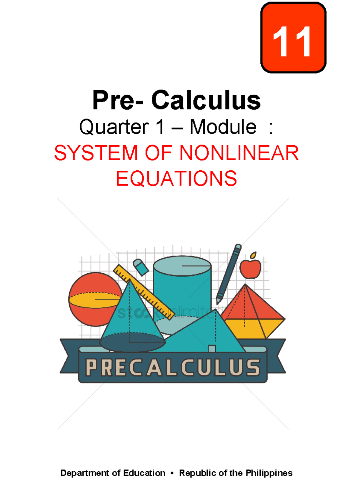 Toaz - Learning Material - Pre- Calculus Quarter 1 – Module : SYSTEM OF ...