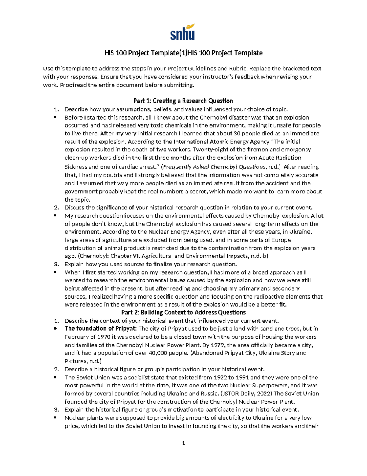 HIS Final Project - HIS 100 Project Template(1)HIS 100 Project Template Use this template to ...