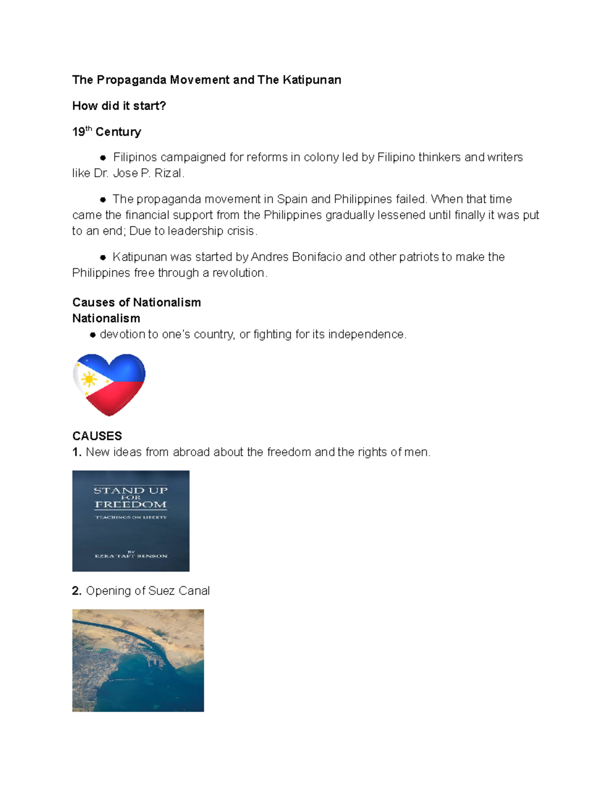 Copy of (12) Propaganda movement and Katipunan - Readings in Philippine ...