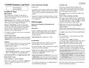 CS2040 S cheatsheet Midterms - CS2040S Midterm Summary AY22/23 Sem 2 github/gerteck Adapted from ...
