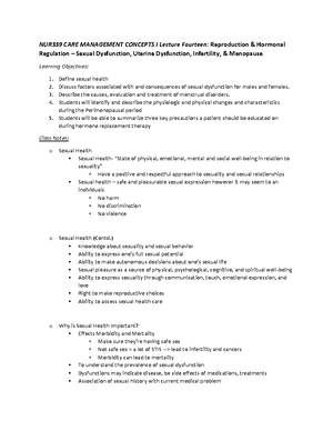 NUR 339 Lecture 17 (Intrapartum - Reproduction, Perfusion, and Pain ...