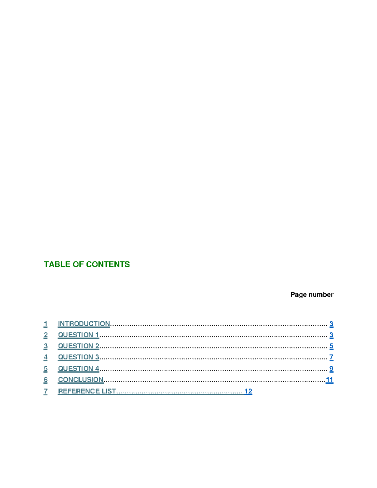 MNG assignment 1 - TABLE OF CONTENTS 1 - Studocu