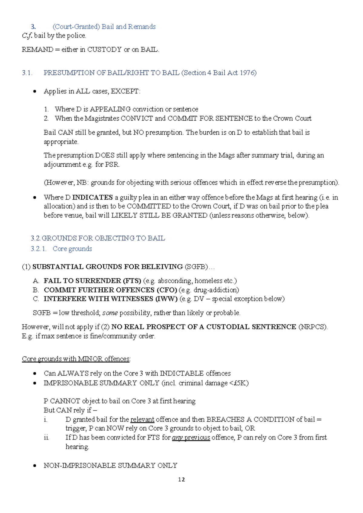 3 Court-Granted Bail and Remands - (Court-Granted) Bail and Remands C ...