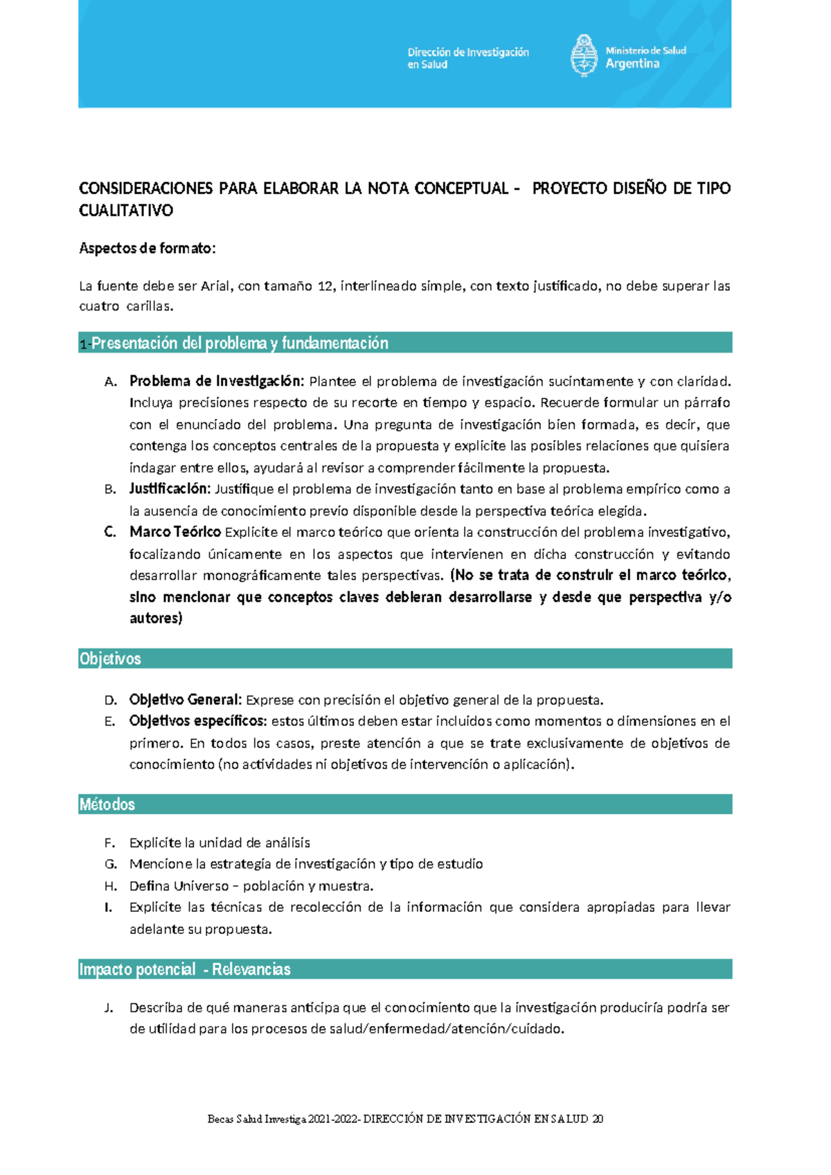T Final Nota conceptual - CONSIDERACIONES PARA ELABORAR LA NOTA CONCEPTUAL - PROYECTO DISEÑO DE ...