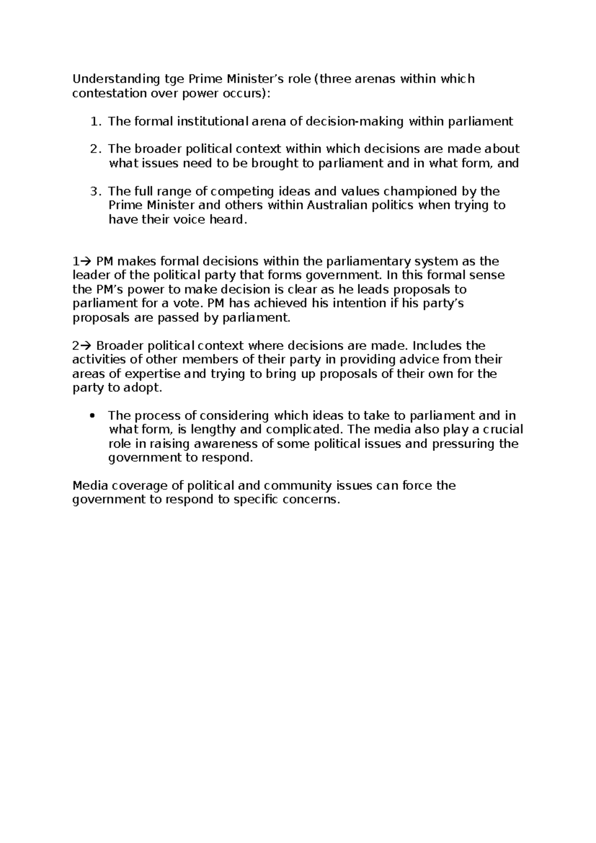 1 - What is Politics and Power (Textbook:Readings Notes) (AUS POL ...