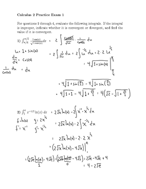 1342 Final EXAM FALL 2019 - Math 1342 Calculus 2 FINAL EXAM Fall 2019 1 ...