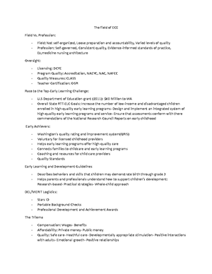 ECE Programs - ECE Programs Programs for Children Birth to 5 years ...