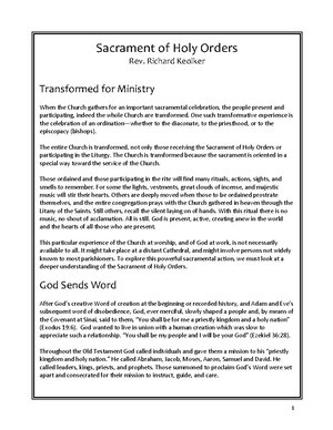 The rite of holy orders handouts - Holy Orders Graffiti Activity Use ...