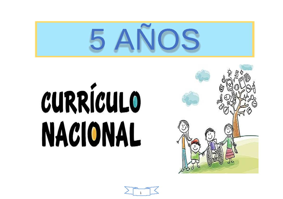Programa Curricular Inicial 5 AÑOS - 1 5 AÑOS ENFOQUES VALORES ...