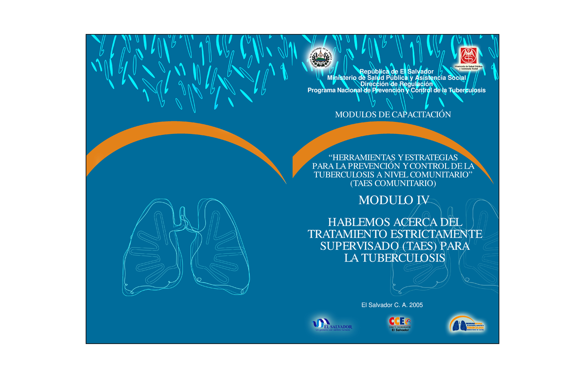 TAES comunitario módulo IV - El Salvador C. A. 2005 MODULO IV MODULOS ...