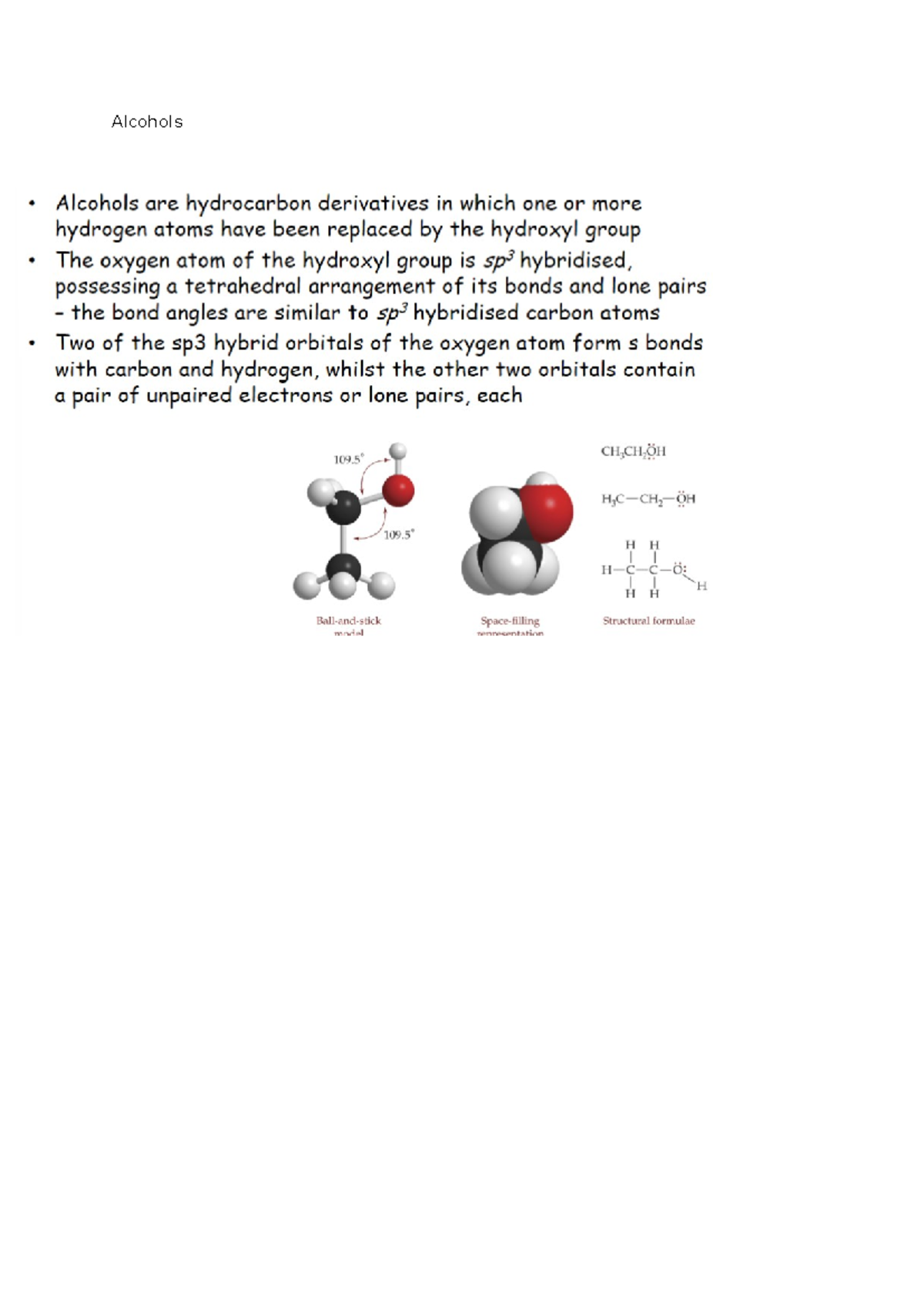 Alcohols - practice exams, flashcards, math's equation - Alcohols ...