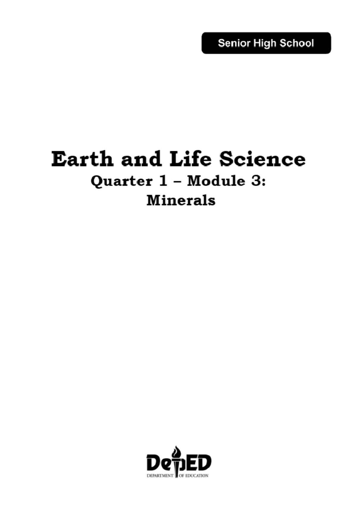 Earth and Life Science Quarter 1 Module 3 - Studocu