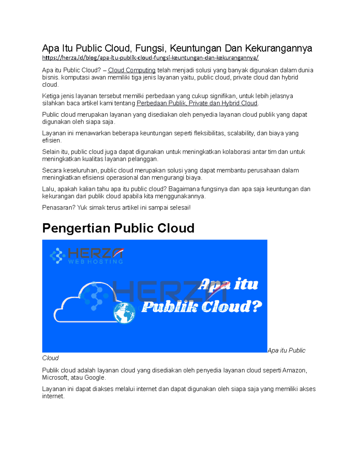 Apa Itu Public Cloud, Fungsi, Keuntungan Dan Kekurangannya - Apa Itu Public Cloud, Fungsi, - Studocu