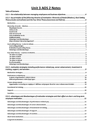 Unit 4 aos 1 notes - dp 4-6 - Table of Contents - Unit 4 AOS 1 Notes ...