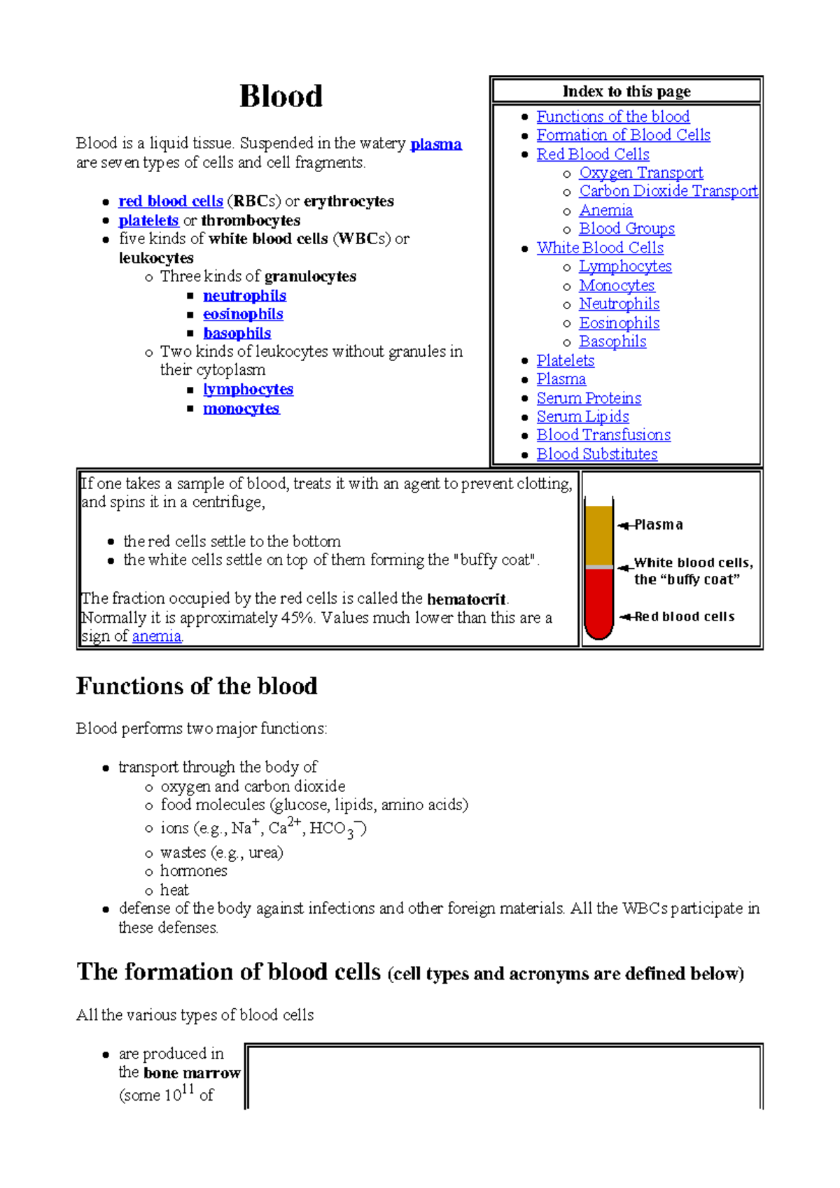 Blood - Lecture notes 12 - Blood Blood is a liquid tissue. Suspended in ...