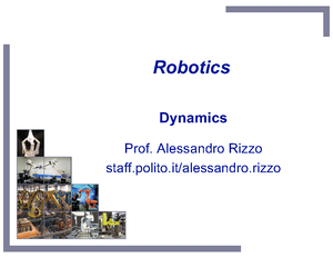 Robot Jacobian - Exercise and matlab scripts - Lab Exercise: Jacobian ...