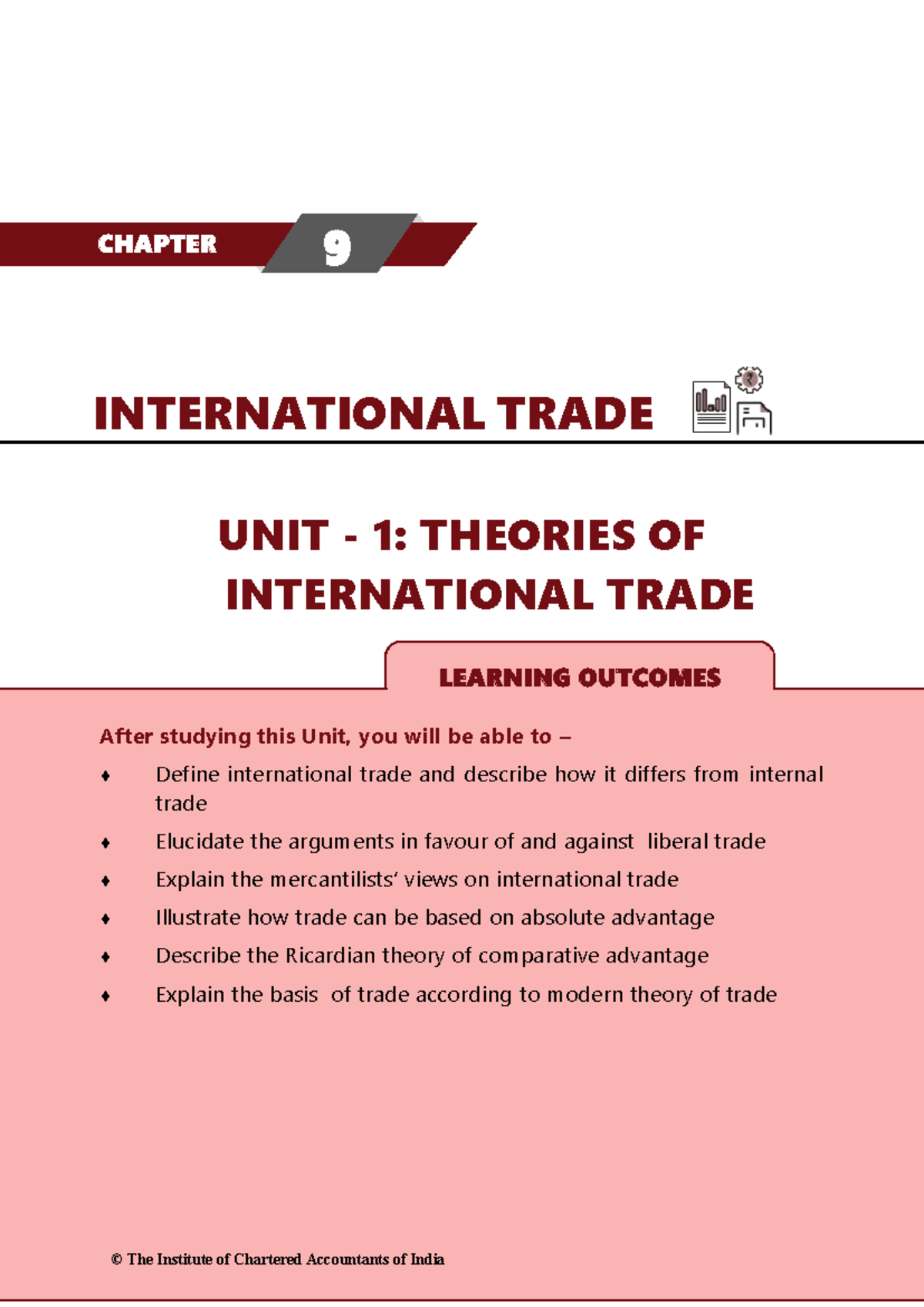 International Trade Unit 1 Theories of International trade unlocked ...