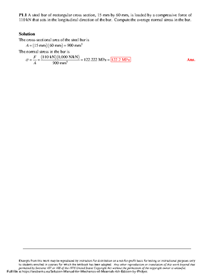 Pd3 - methods - Problem 448 A beam carrying the loads shown in Figure ...