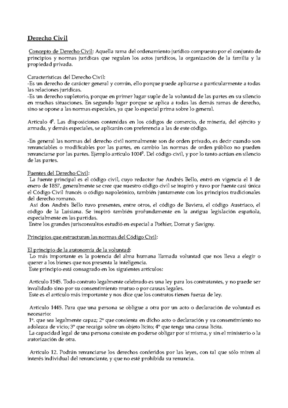 6)-ACTO Jurídico, Personas, Bienes - Derecho Civil Concepto de Derecho ...